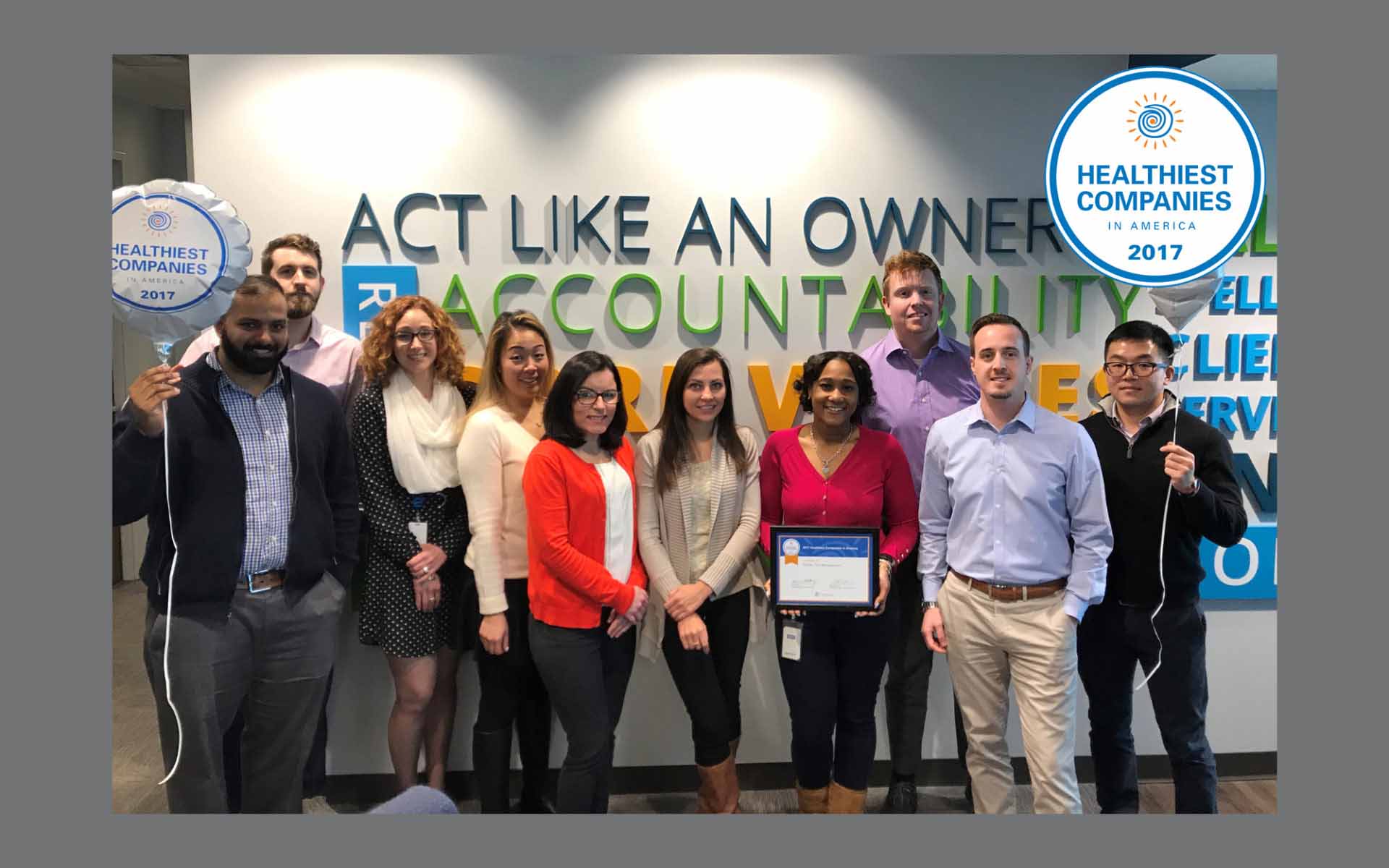 GTM awarded healthiest company America status